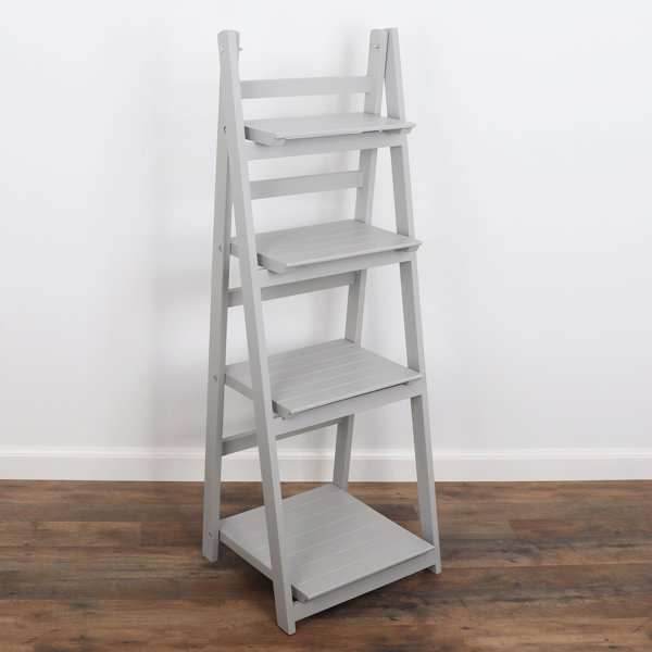 Distressed White Ladder Shelf Wayfair
